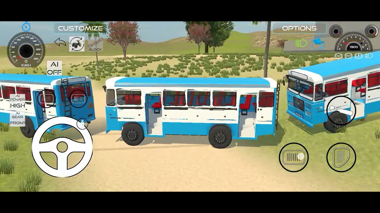 #video# || Nishu Bhai ki char bus || Indian vehicles simulator 3d ...