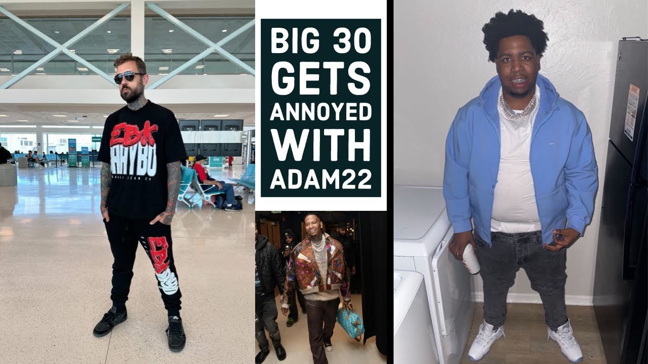 Big 30 checks Adam22 for instigating questions about Moneybagg Yo - YouTube