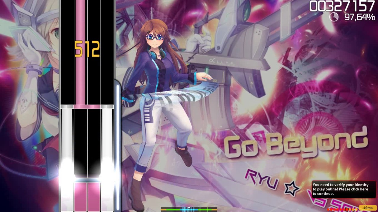 Osu Go Beyond A rank - YouTube