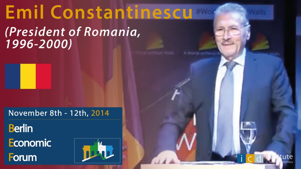 Emil Constantinescu (President of Romania, 1996-2000) - YouTube