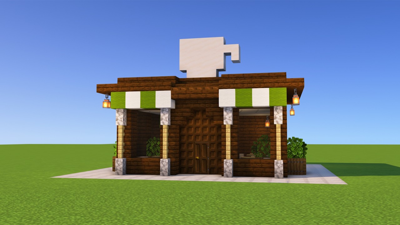Cómo construir una Cafetería en Minecraft: Tutorial Fácil y Rápido ...