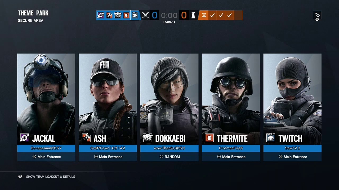 Loading Screen Simulator In Rainbow Six Seige - YouTube