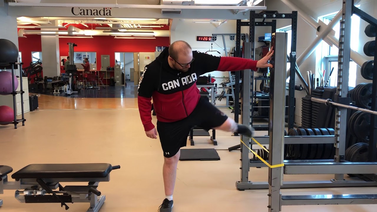 Banded Adduction (Athletic Stance) - YouTube