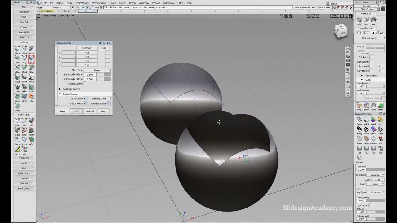 Autodesk Alias Basic Tutorials 14 - Square - YouTube