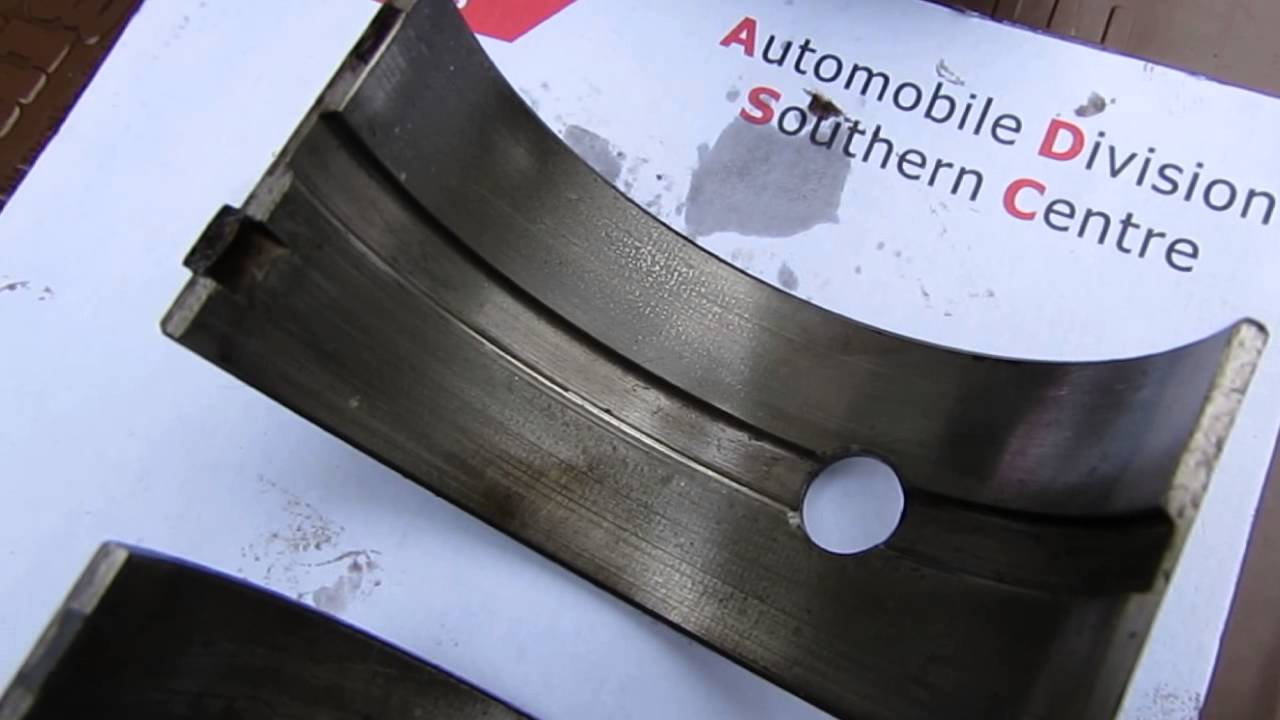 12. Triumph Herald 948 engine rebuild - Examples of the worn Vandervell ...