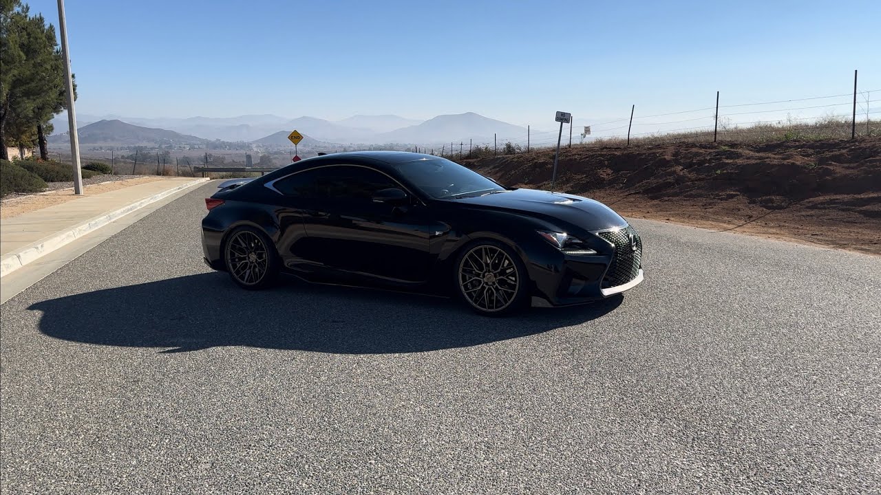 Lexus RCF on 20” Wheels with RSR lowering Springs. Check the fitment ...