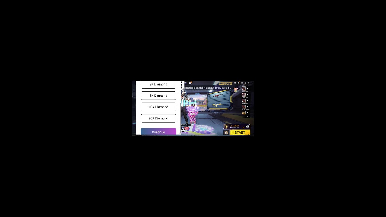 Free Fire ID Giveaway And 5K Diamond - YouTube