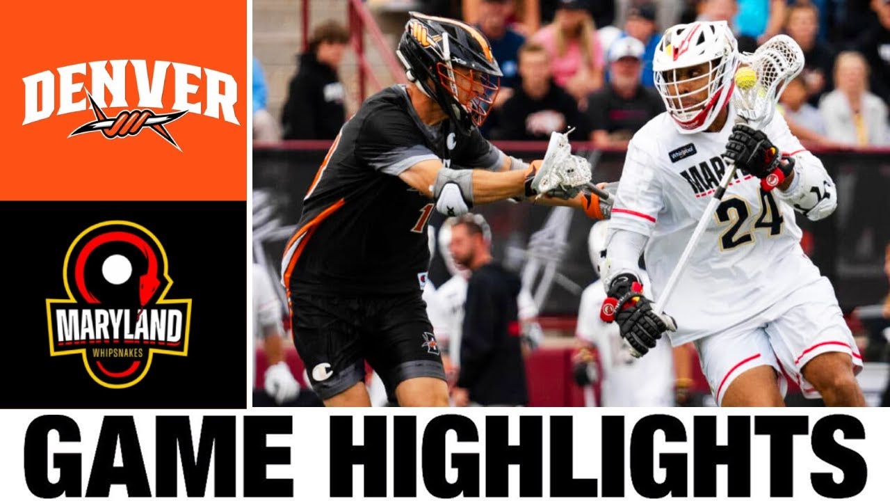 Denver Outlaws vs Maryland Whipsnakes Highlights (Quarterfinal) | 2024 ...
