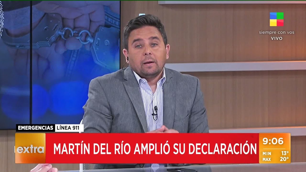 Doble parricidio de Vicente López: Martín Del Río amplió su declaración ...