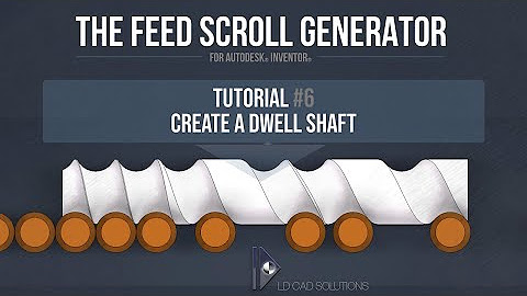 The Feed Scroll Generator App for Autodesk Inventor - V5 Tutorials - YouTube