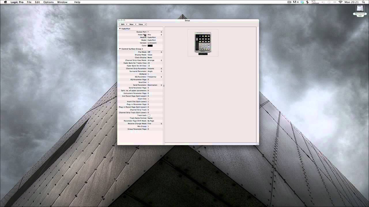 Logic Studio 9 Presonus Faderport Installation Problems Setup Guide ...