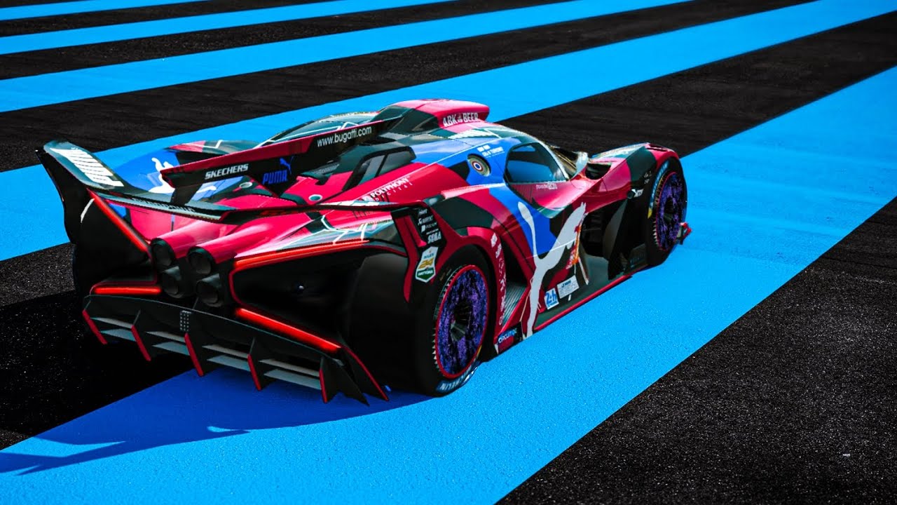 Real racing 3 BUGATTI BOLIDE [ Puma Motorsport] Circuit des 24 Heures ...