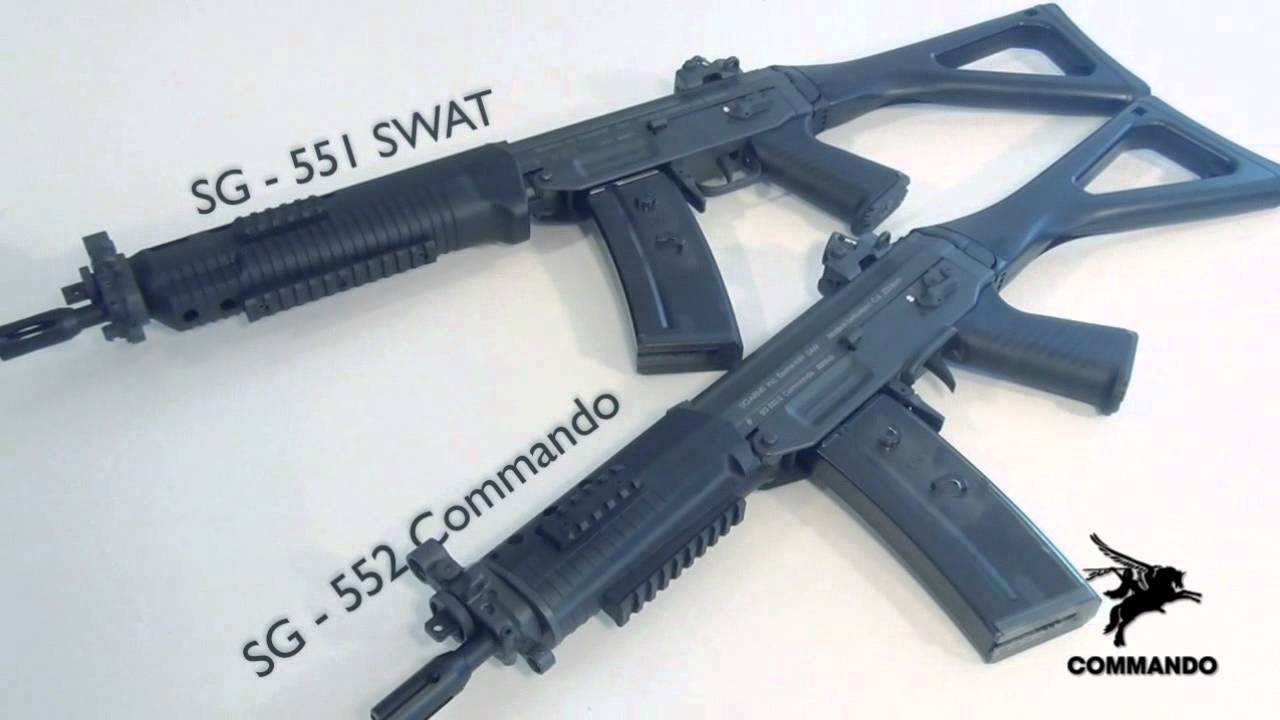 Commando Review - ICS SG 551 SWAT & 552 Commando - YouTube