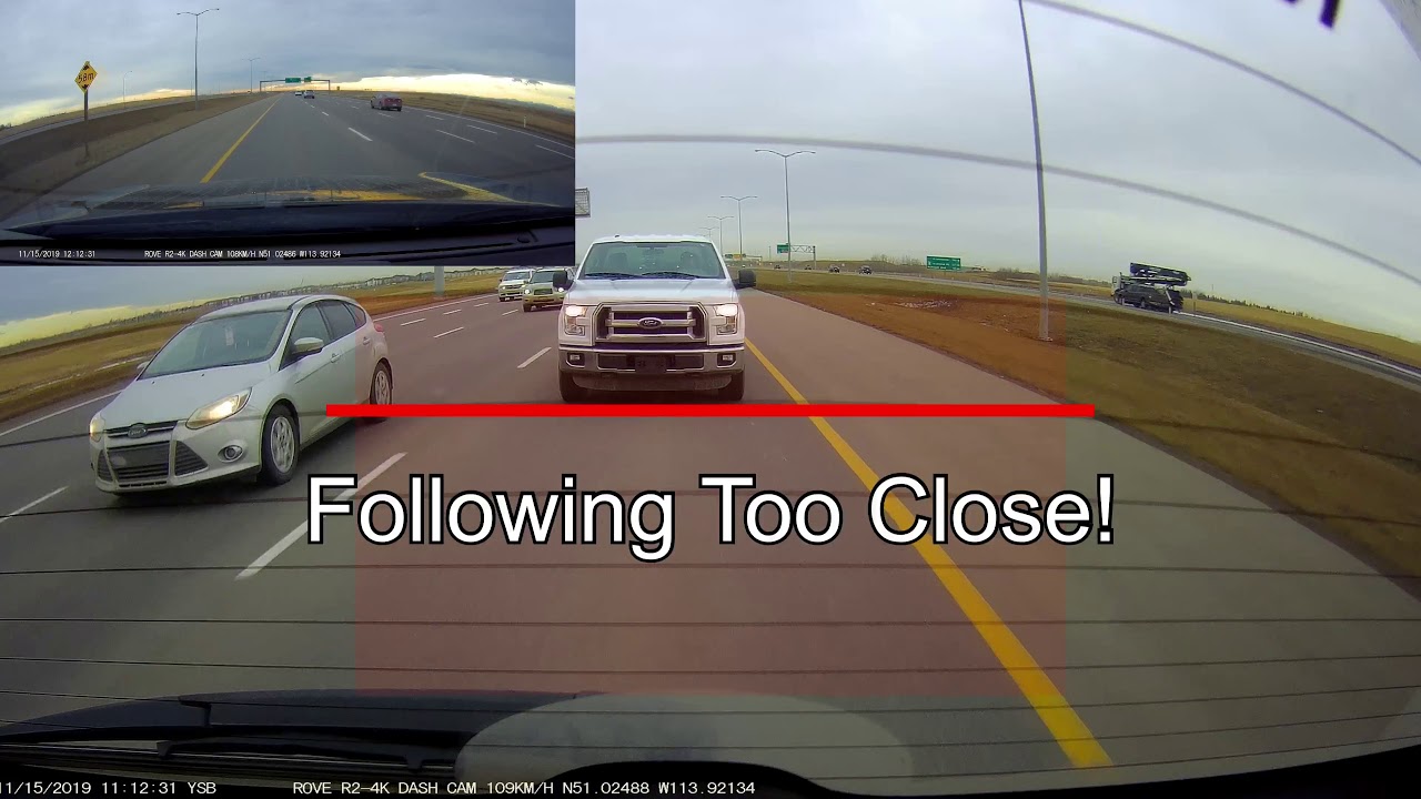 Following too close - Drive safer Canada - Empire Drywall - YouTube