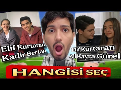 Elif Kurtaran & Ali Kayra Gürel mi yoksa Kadir Bertan mı?  En İyi Çift Hangisi? (ELKAY VS ELKAD)
