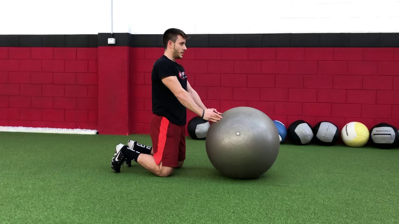 Fitball roll out - YouTube