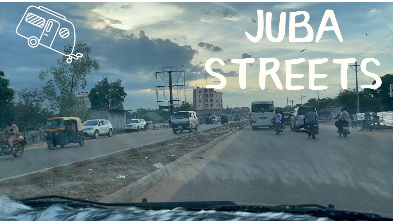 Driving through JUBA STREET from Pope Francis Road to St.Kitzo - Gudele ...