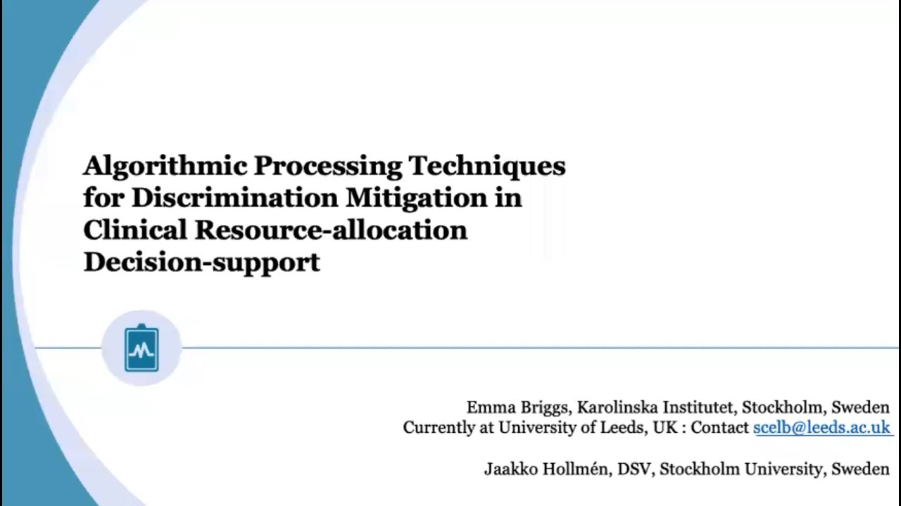Mitigating Discrimination in Clinical Machine Learning Decision Support ...
