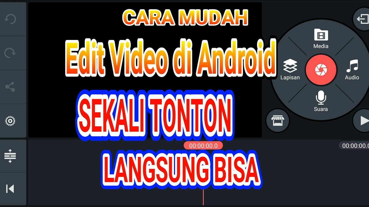 Tutorial edit video di kinemaster di android bagi pemula - YouTube