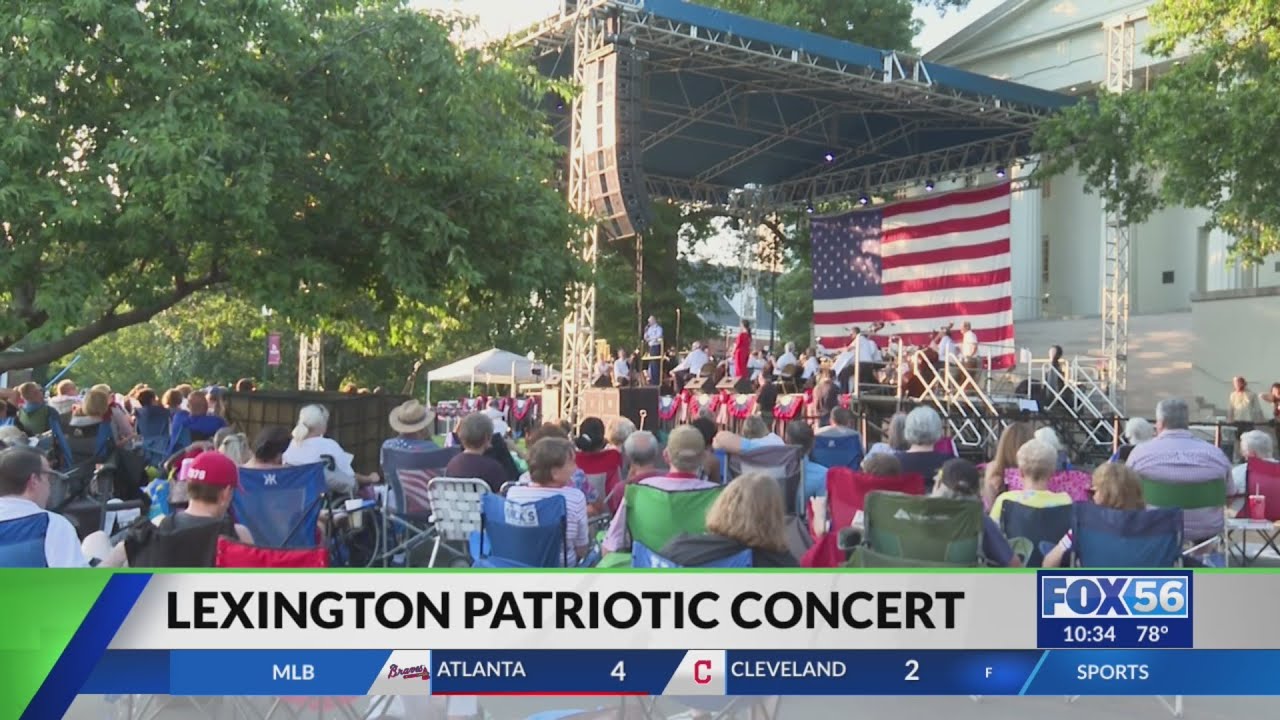 Lexington holds patriotic concert - YouTube