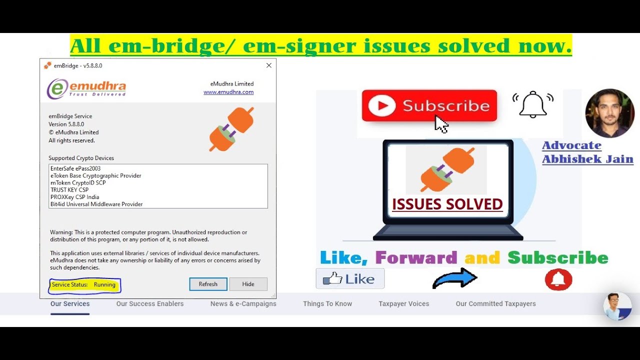 em-bridge / em-signer issues solved. em-signer not working / stopped ...