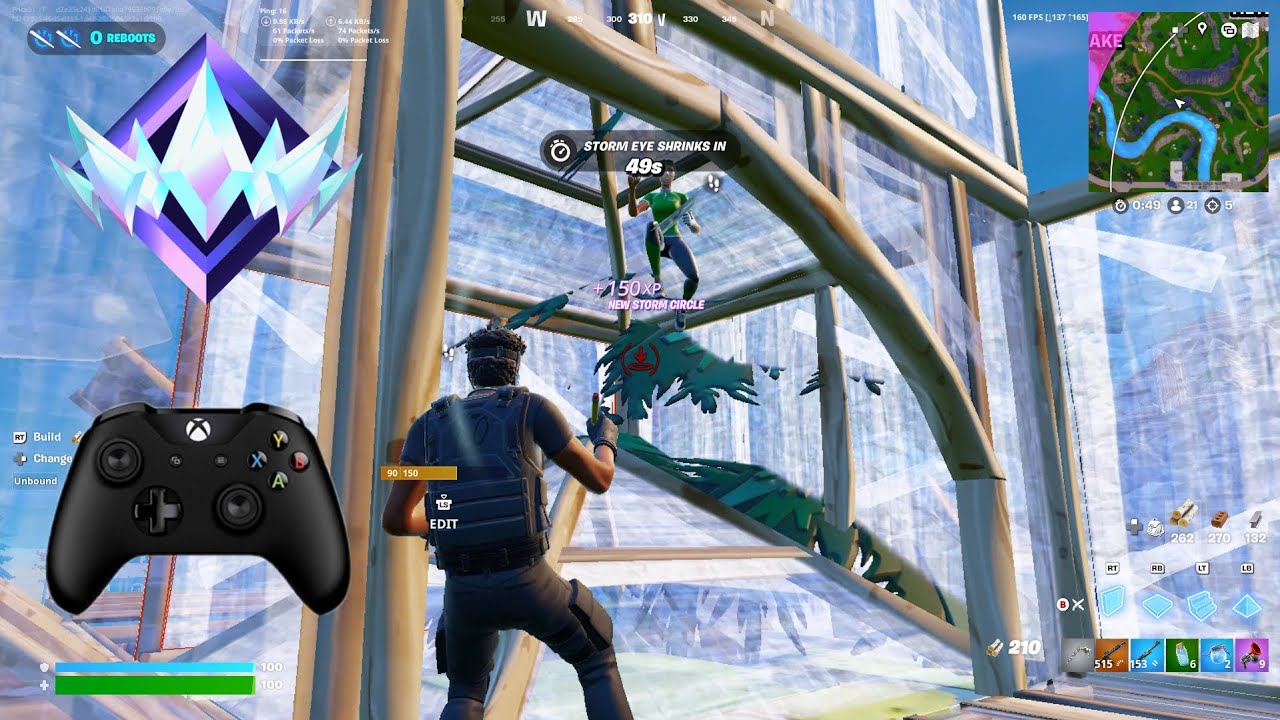 PIECE KING👑 + *BEST* Fortnite Controller *SETTINGS* For *AIMBOT* And ...