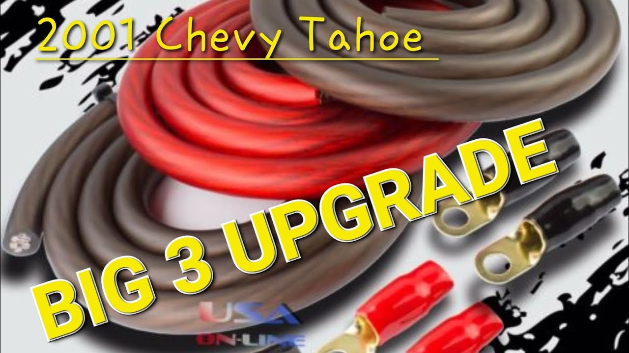 Chevy Tahoe Big 3 Upgrade - YouTube