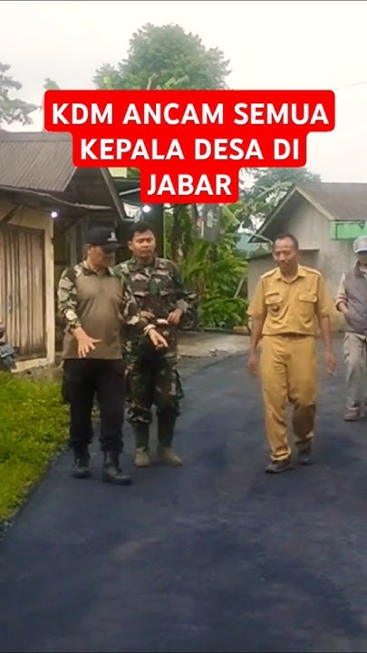 KDM ANCAM KADES SEJABAR - YouTube