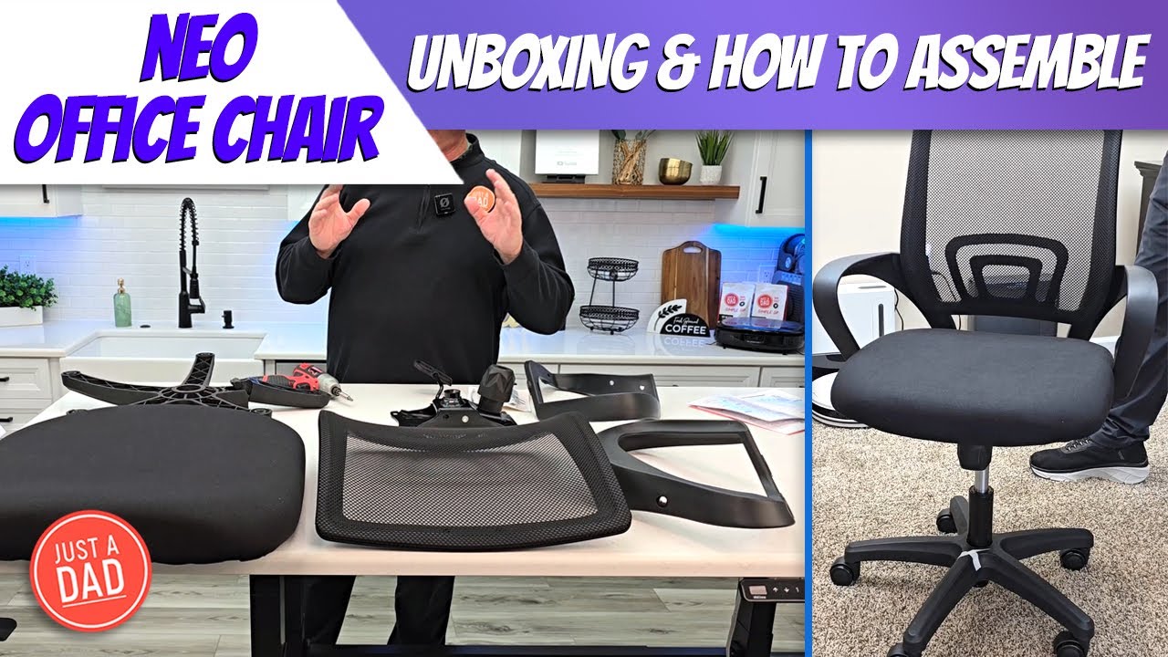 Neo Office Chair UNBOXING & HOW TO ASSEMBLE - YouTube