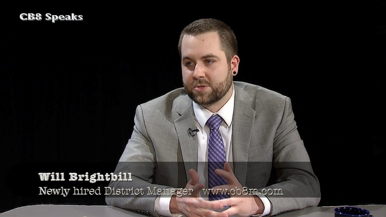 Will Brightbill, District Manager for Community Board 8 of Manhattan is ...