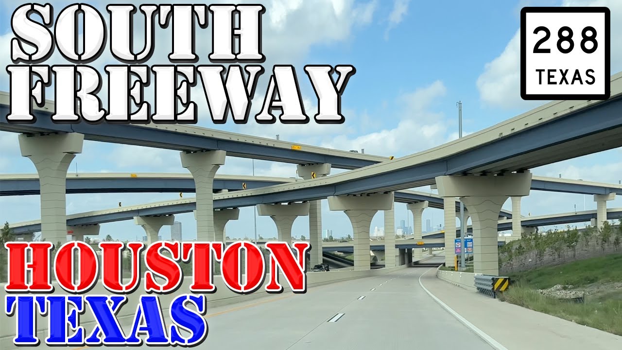 SH-288 North TOLL - South Freeway - Pearland to Houston - Texas - 4K ...