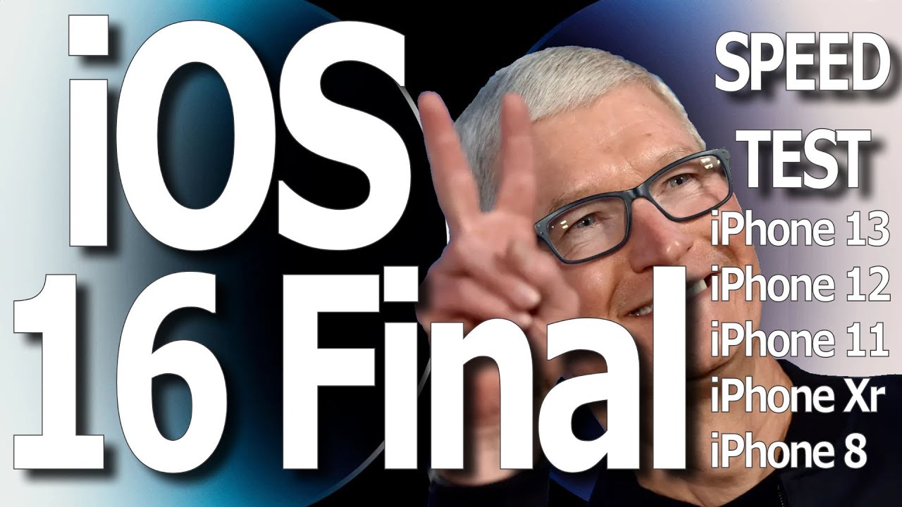 iOS 16 Final : Speed Test on iPhone 13, 12, 11, Xr and iPhone 8. - YouTube
