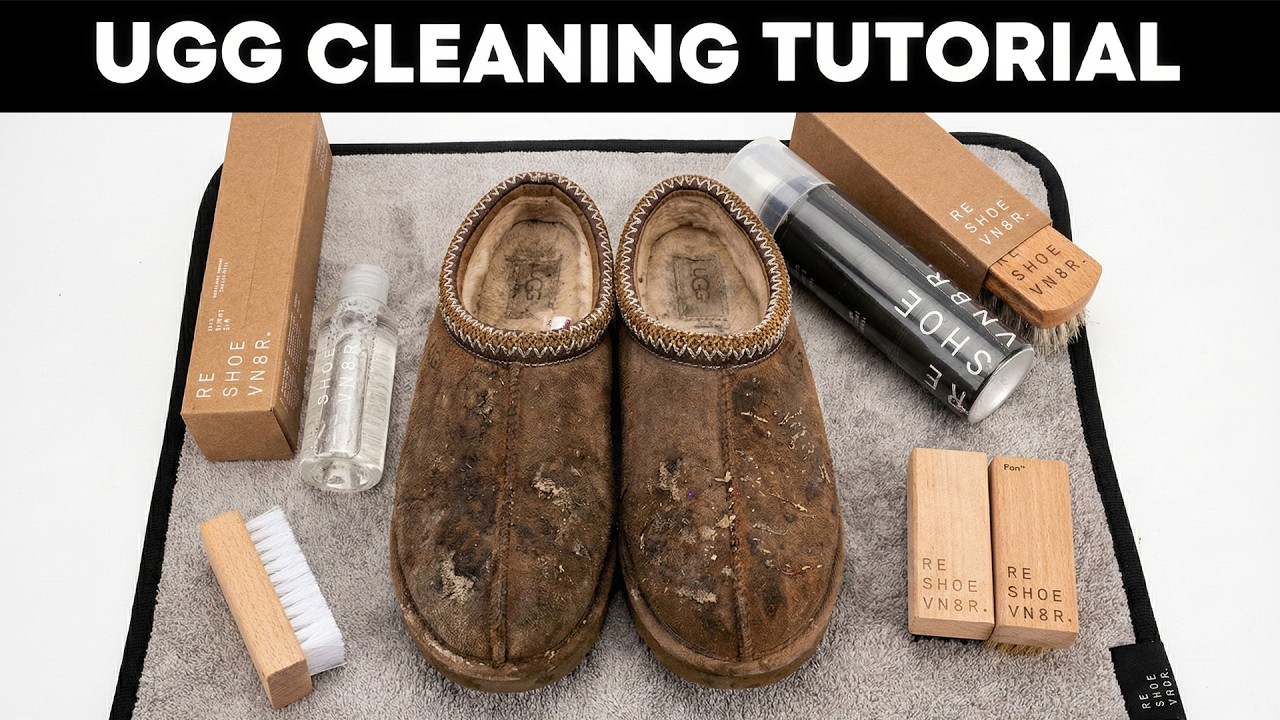 How To CLEAN UGG Tasmans the RIGHT Way | Remove Stains, Water Marks ...