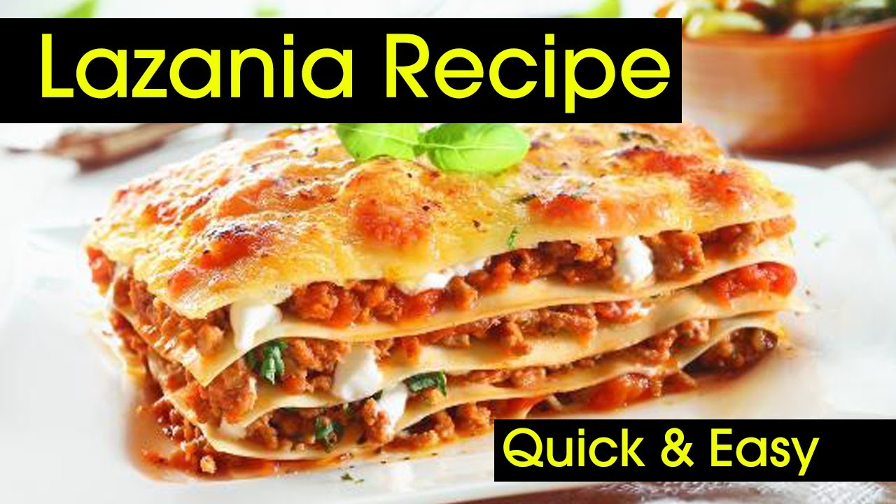 How to Make Lazania at Home | Lasagne at Home Quick Recipe | Master ...