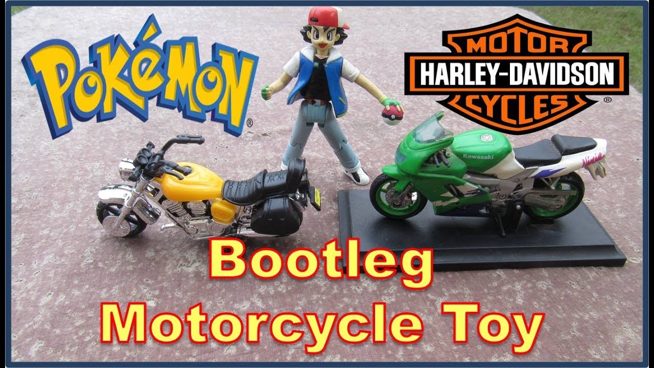 POKEMON Motorcycle (Harley Davidson / Low rider style ) Bootleg Toy ...