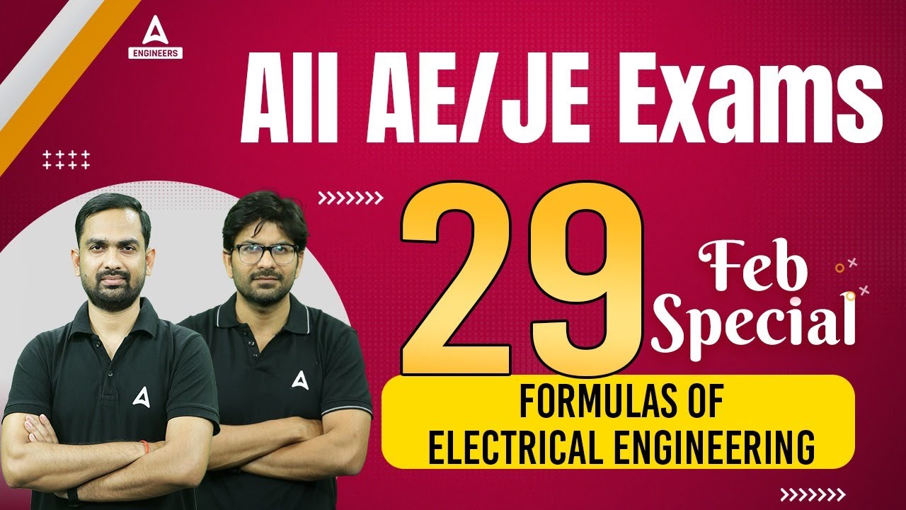 🔥29 Feb Electrical Engineering Formulas for all AE/JE Exams 2024 ...