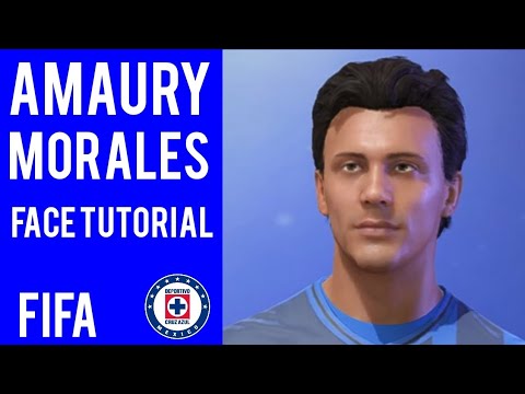 Amaury Morales (Cruz Azul) - Face tutorial FIFA - YouTube