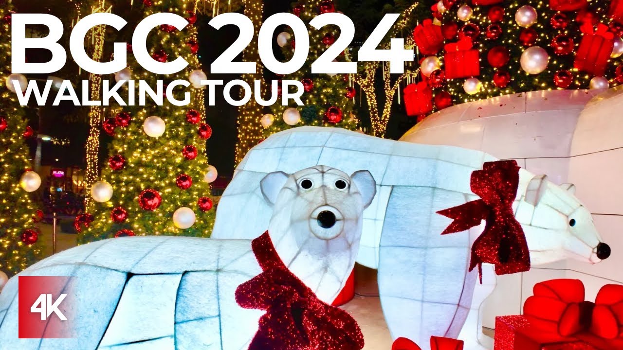 BGC Holiday 2024 | Full Walking Tour from 5th Ave High Street to South ...