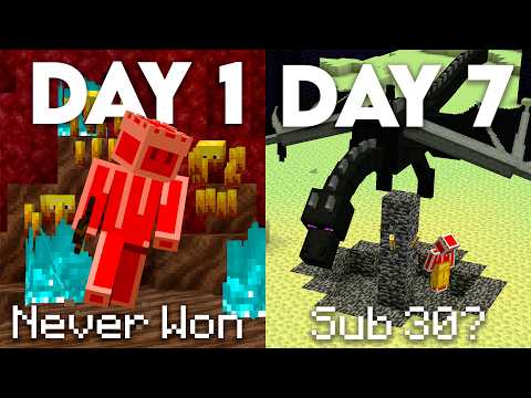 I’ve Never Beaten Minecraft… So I Tried to Speedrun it