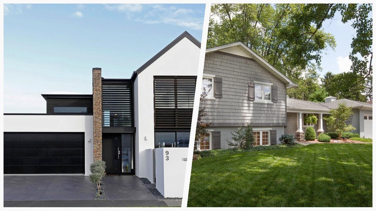 75 All Siding Materials Split-level Exterior Home Design Ideas You'll ...