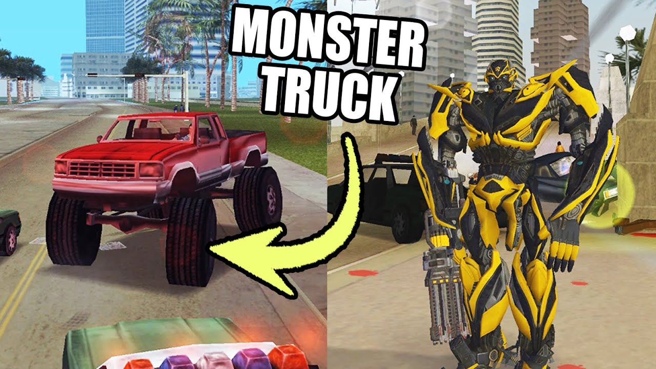 GTA Vice City Best Mods 15 Transformers, Monster Truck, Weapons ...