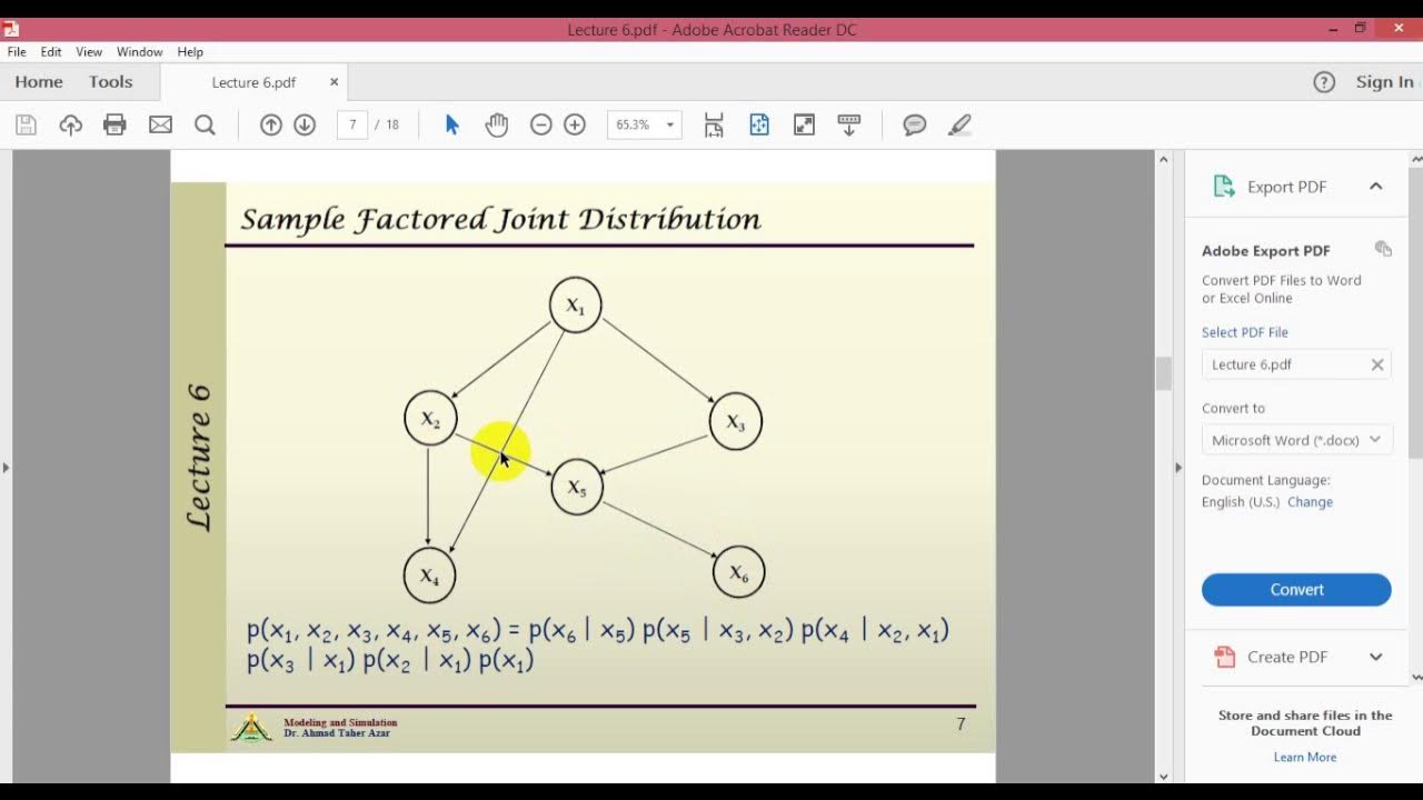 Bayesian Belief Networks(Lec6) - YouTube
