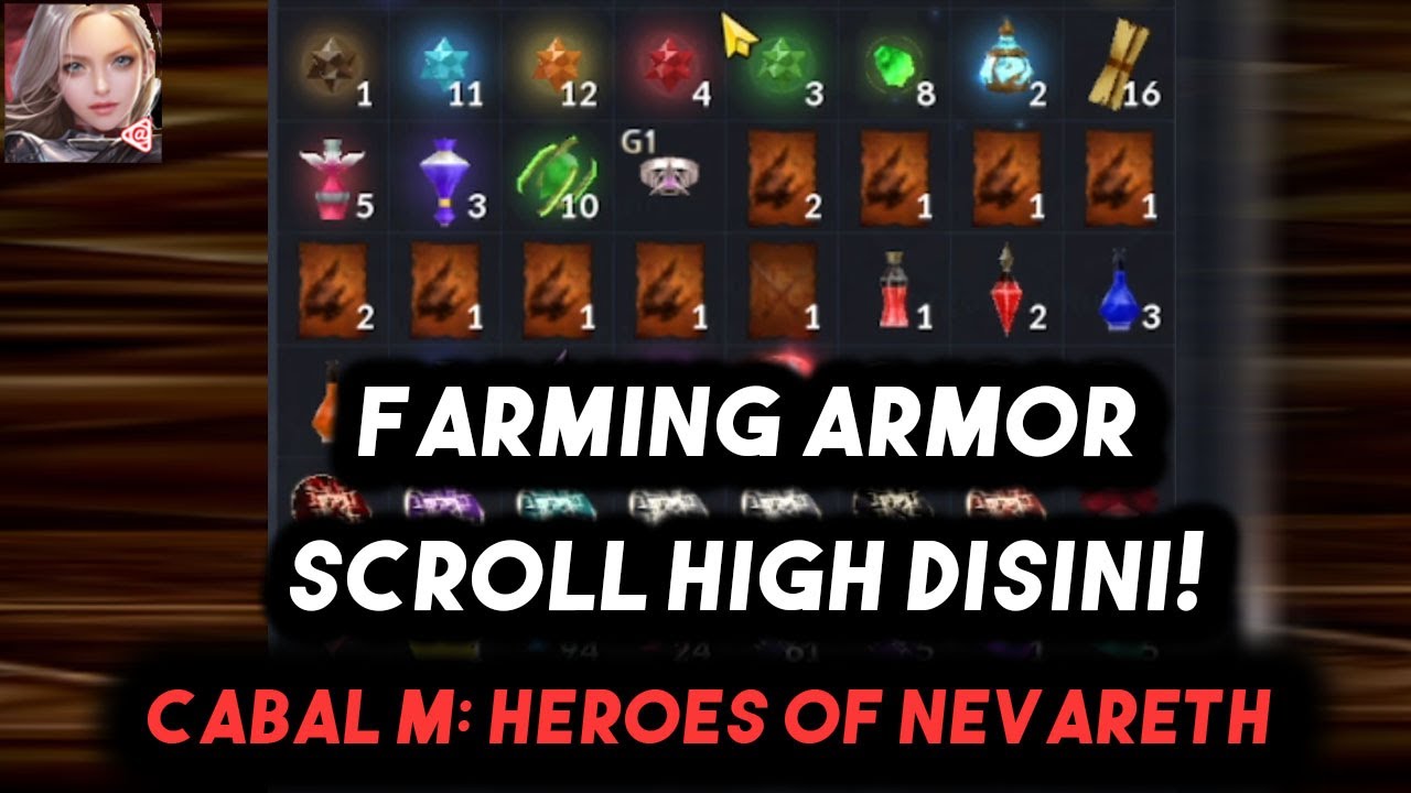 Lokasi Farming Armor Scroll High.. Cabal M: Heroes of Nevareth ...