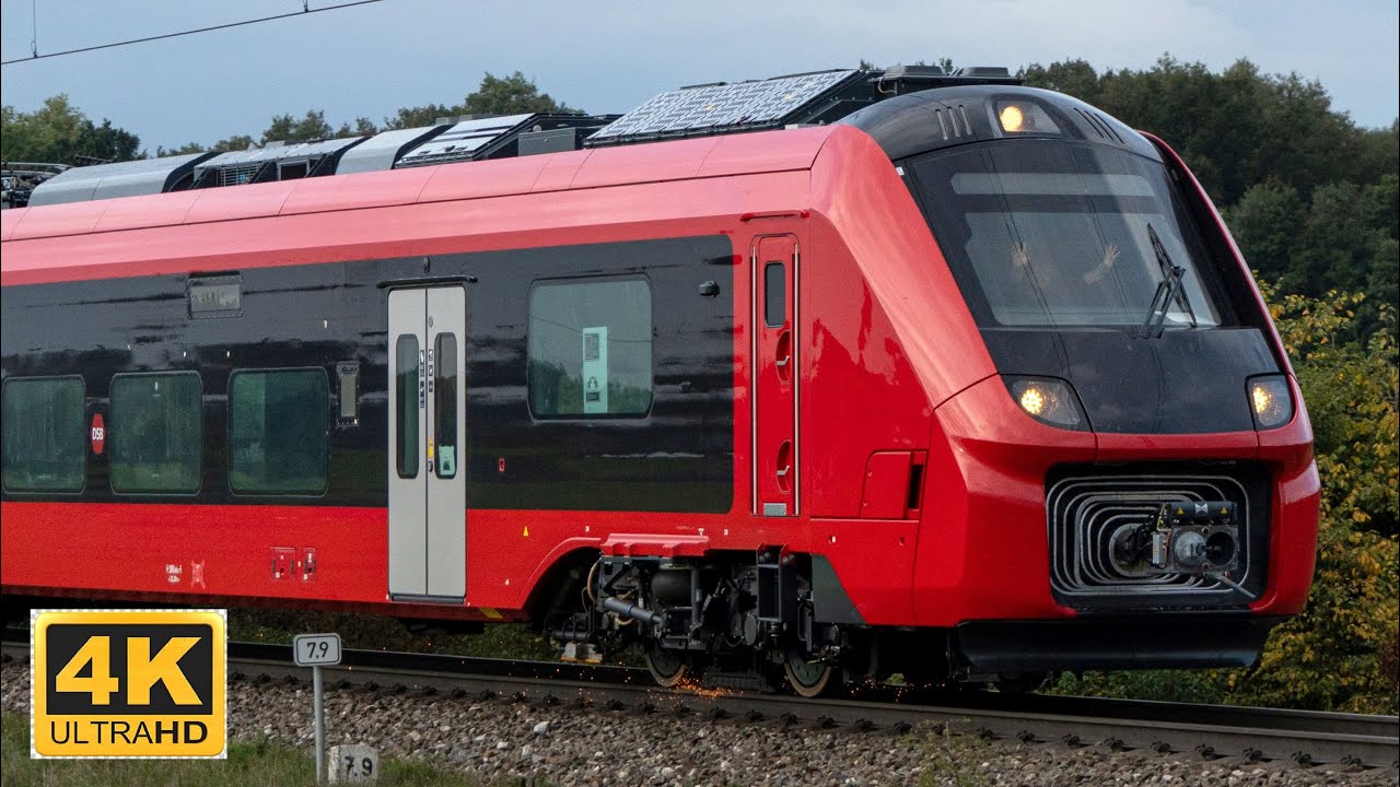 🆕 Alstom Coradia Stream IC5 for DSB (Danske Statsbaner) VUZ Velim test ...