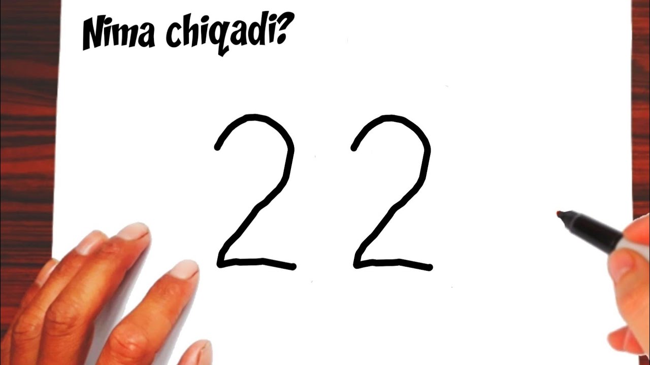 number drawing 22 - YouTube