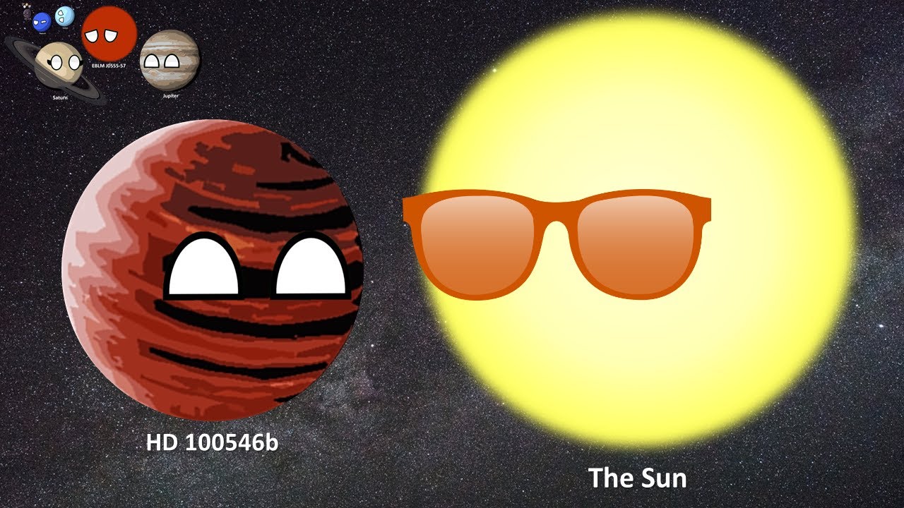 [PLANETBALLS] Planets and Stars size comparison (Modern) - YouTube