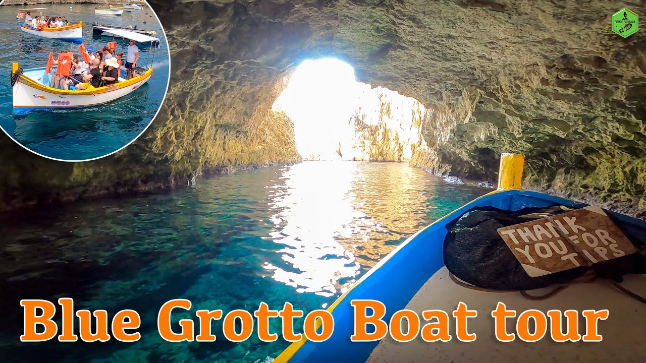 Blue Grotto Caves Boat Tour Wied Iz-Zurrieq Malta - YouTube
