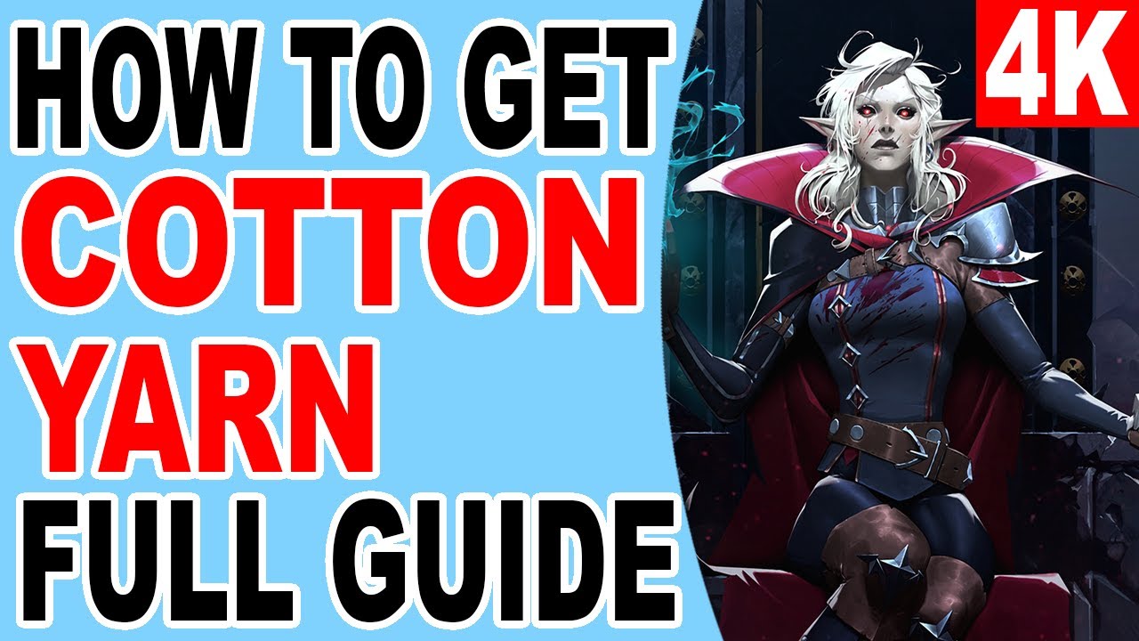 V Rising How to Get Cotton Yarn and Cotton Farm Location - YouTube
