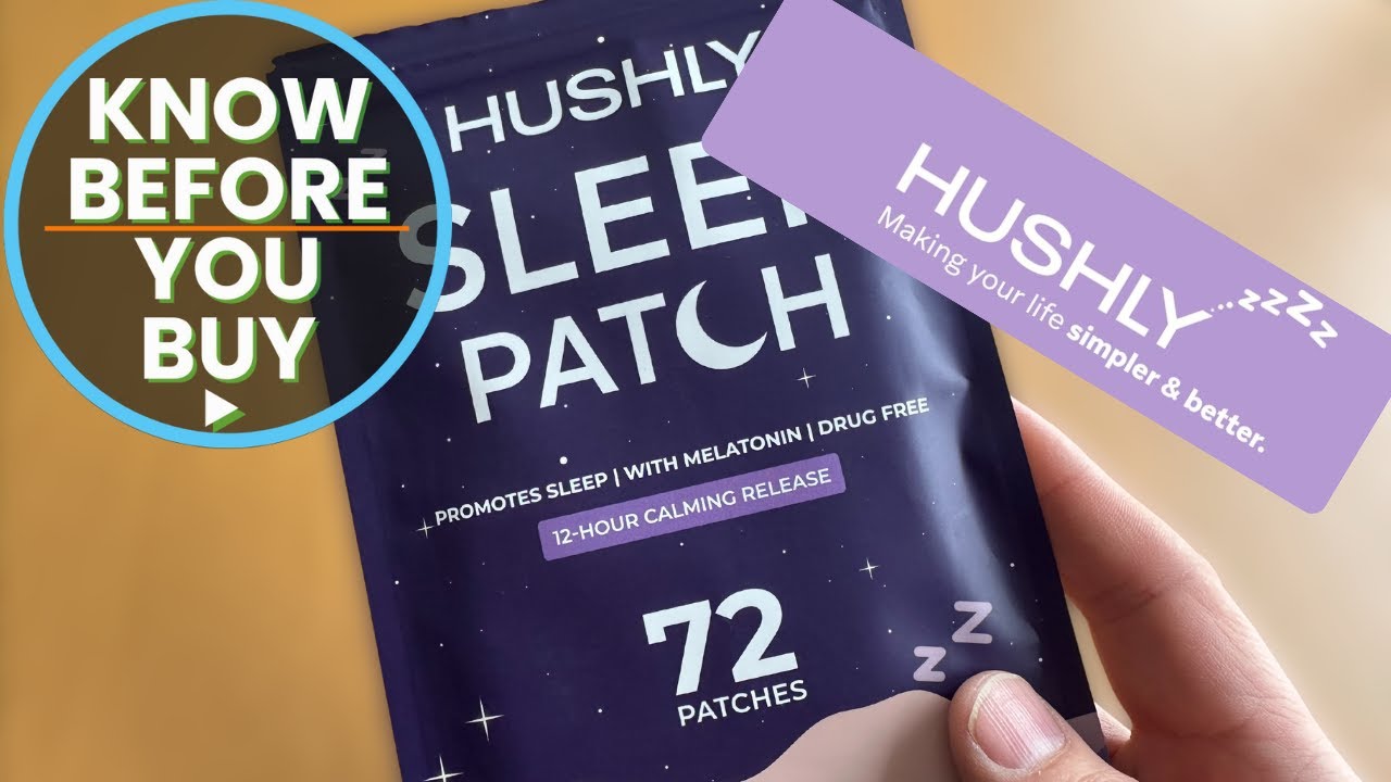 Hushly Sleep Patches with Melatonin Unbox and use | Honest Review - YouTube
