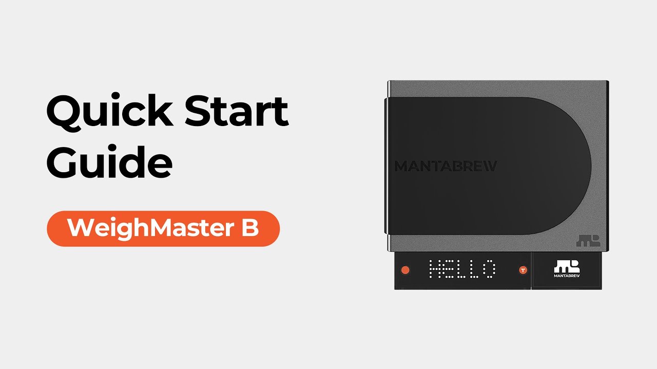 Quick Start Guide: WeighMaster B - YouTube